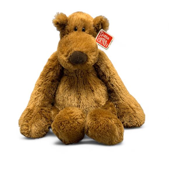Gund | Toys | Gund Slacker Teddy Bear Brown Soft Plush 8 15148 Original ...
